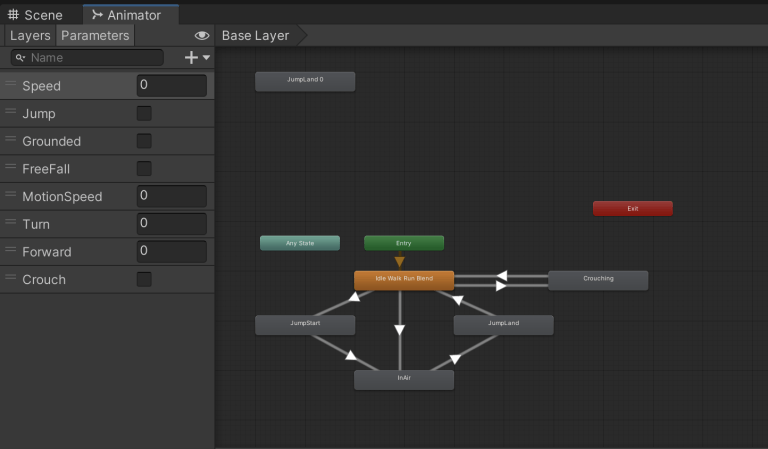 【Unity】StarterAssetのThirdPersonControllerにアニメーションを追加する | RE:ENGINES